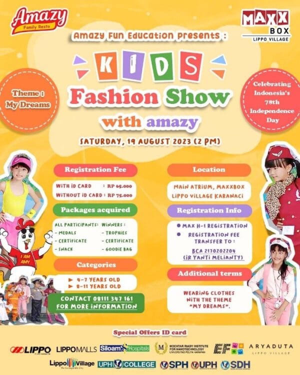 Ramaikan Hari Kemerdekaan Dengan Mengikuti Lomba Fashion Show Amazy ...