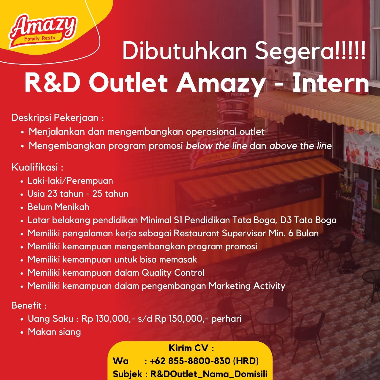 Lowongan - Amazy Frozen