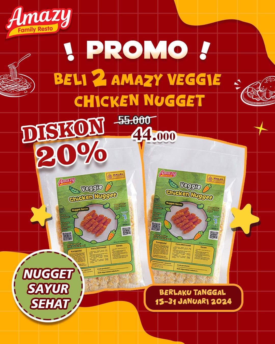 "New! Nikmati Sensasi Sehat dan Lezat dengan DISKON 20% pembelian 2 ...